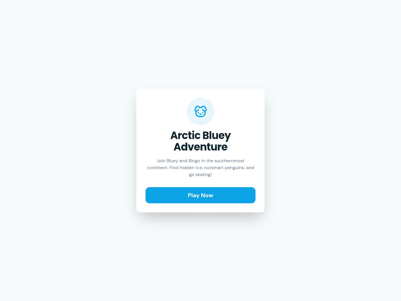 Arctic Bluey Adventure