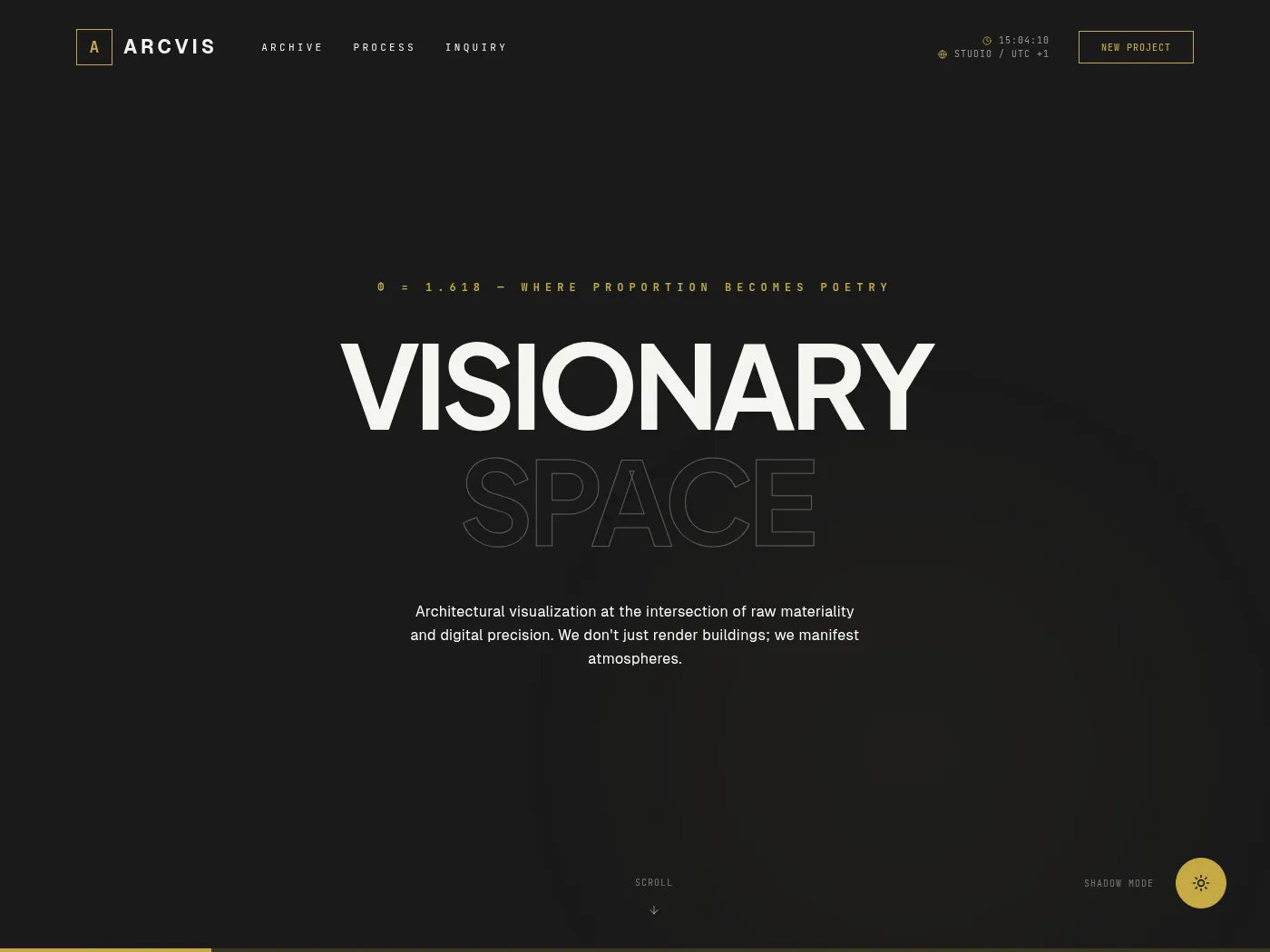 ArcVis Visionary Website