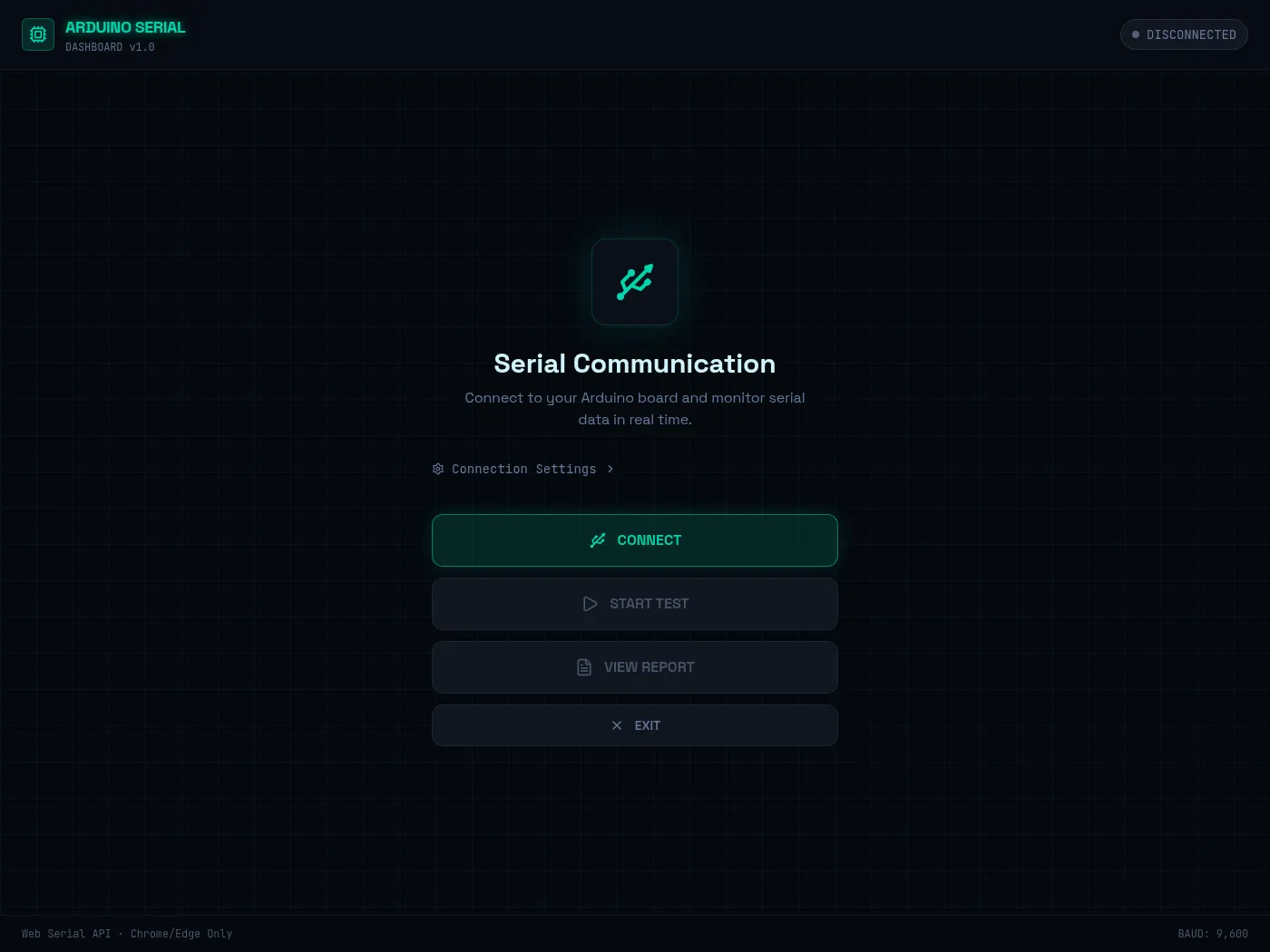 Arduino Serial Dashboard