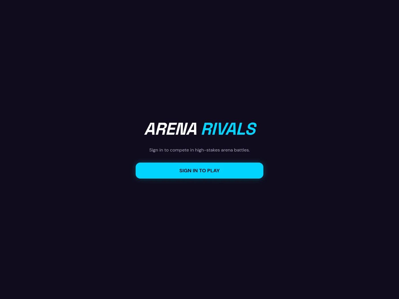 Arena Rivals Online