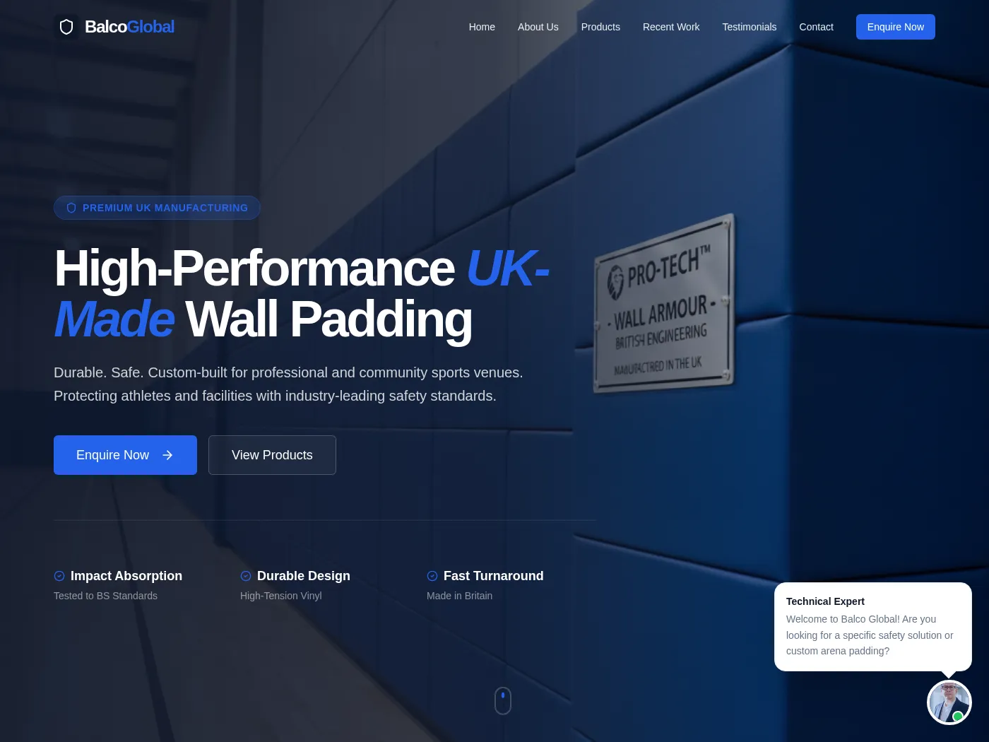 ArenaPad Lead Gen Site