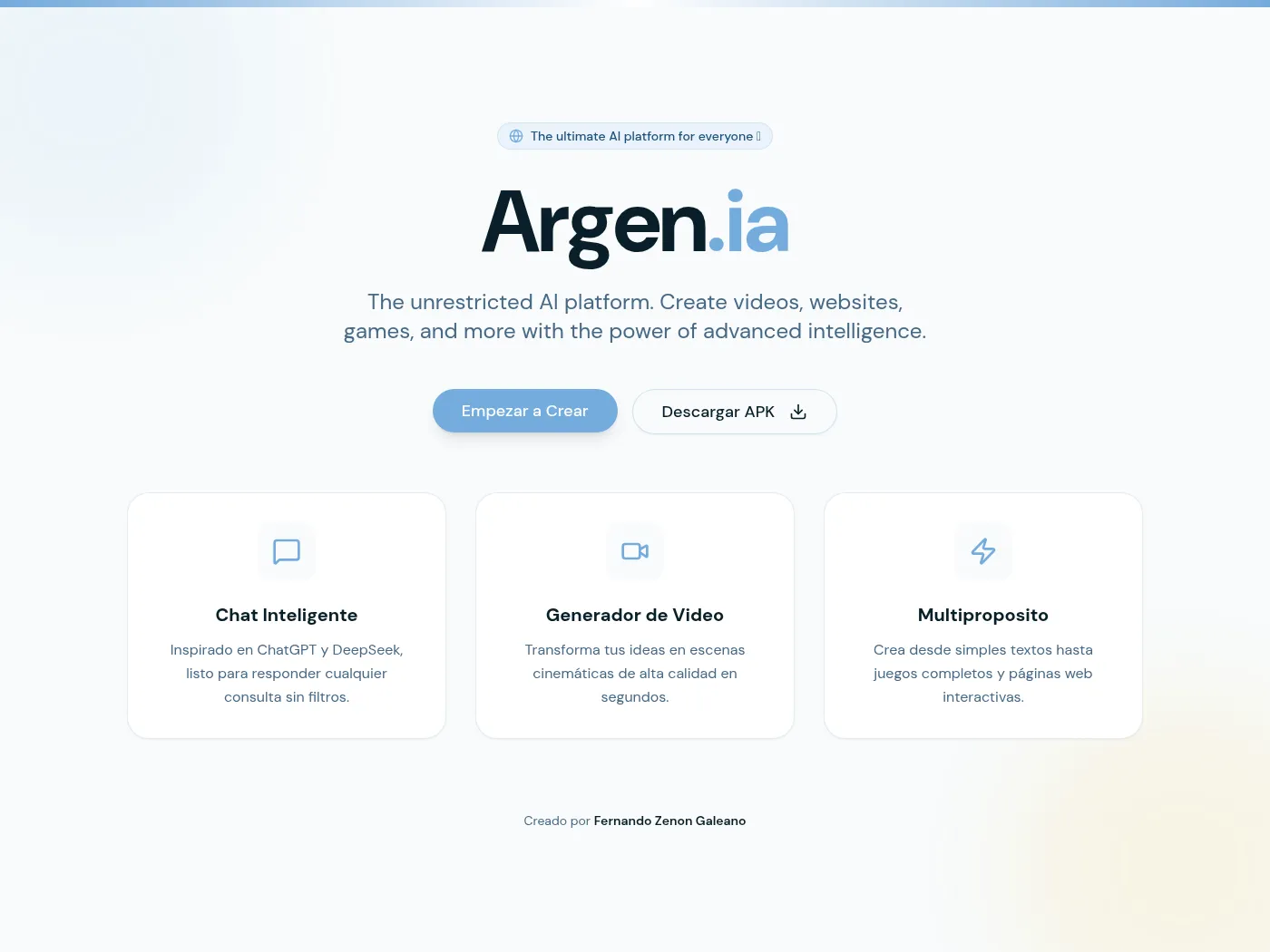 Argen.ia AI Platform