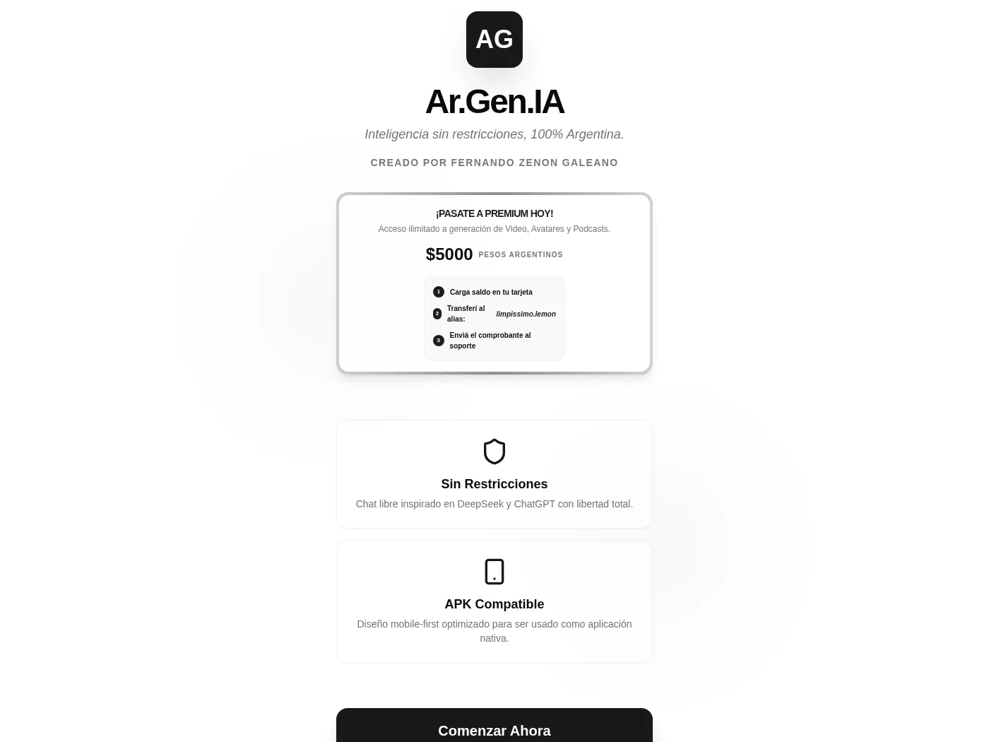 Ar.Gen.IA Chat Suite