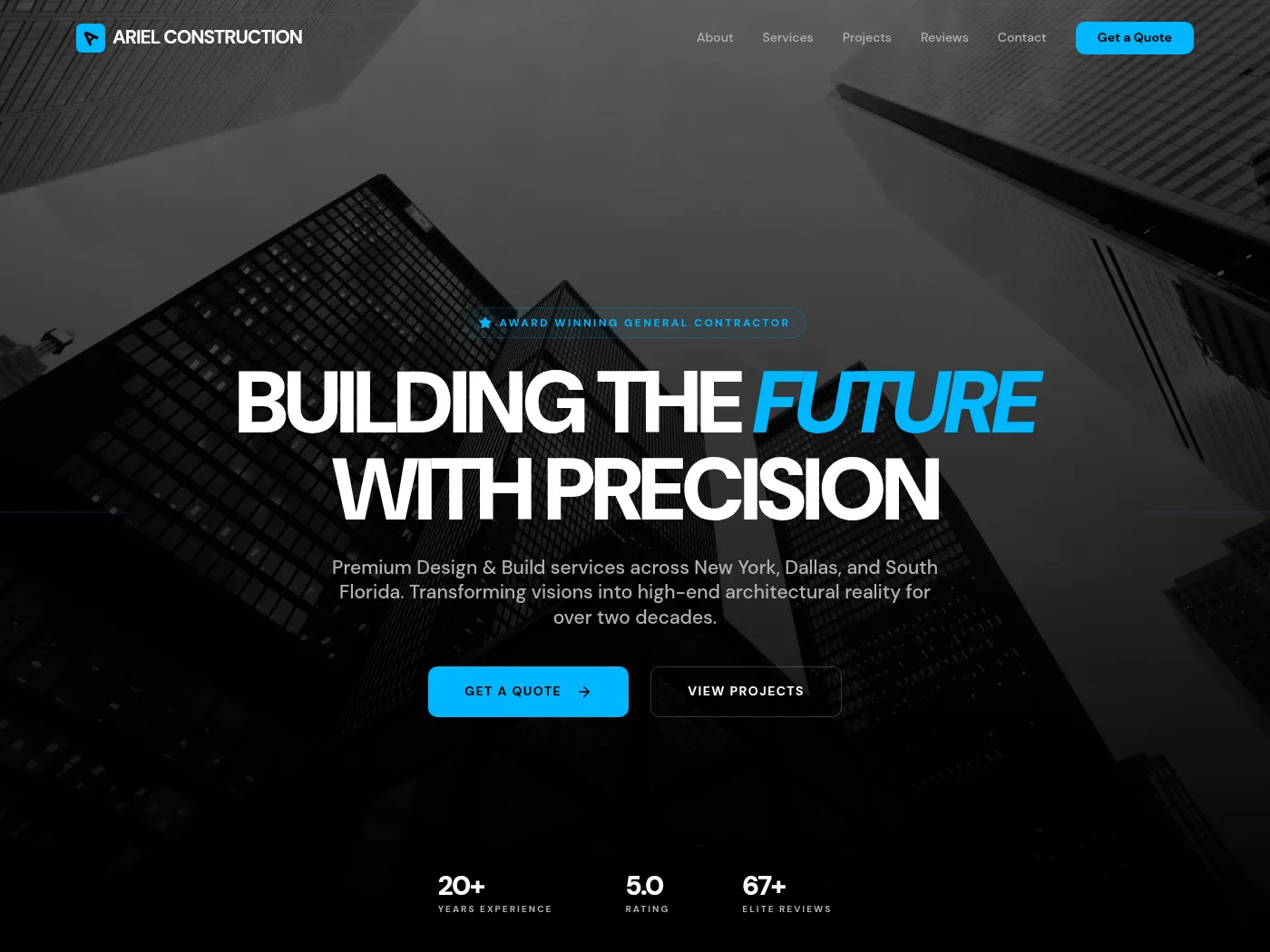 Ariel Construction Web