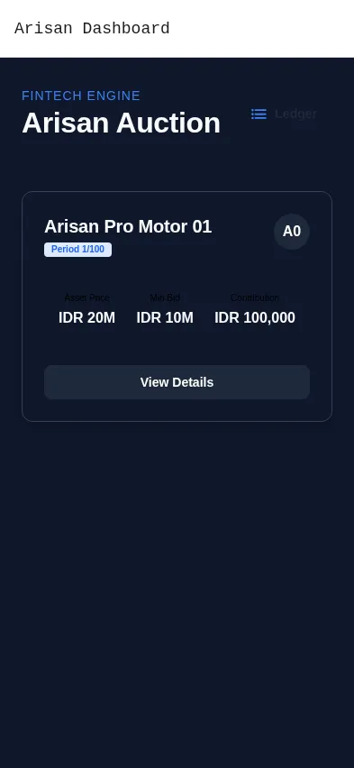 Arisan Auction Engine