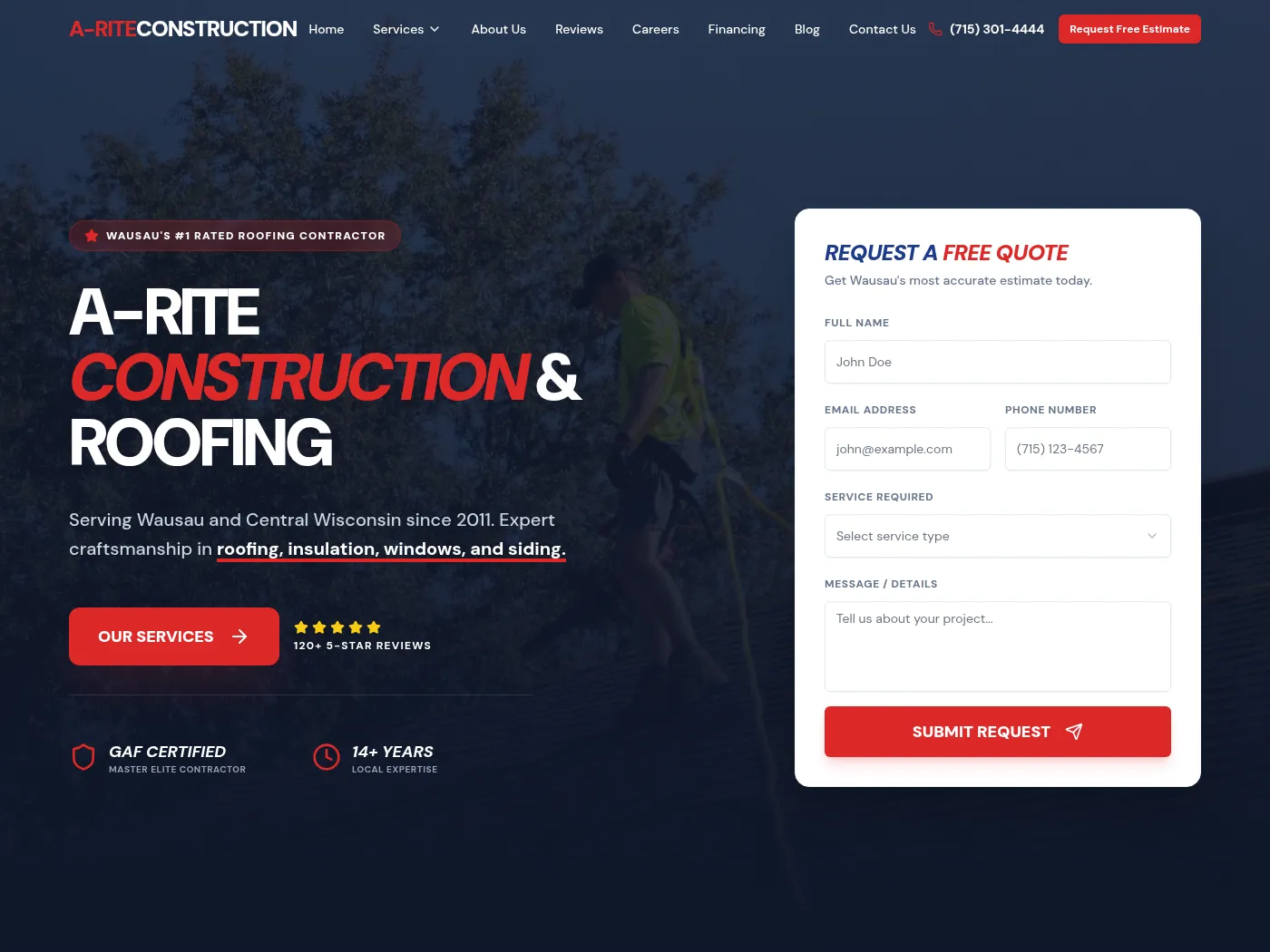 A-Rite Site Redesign