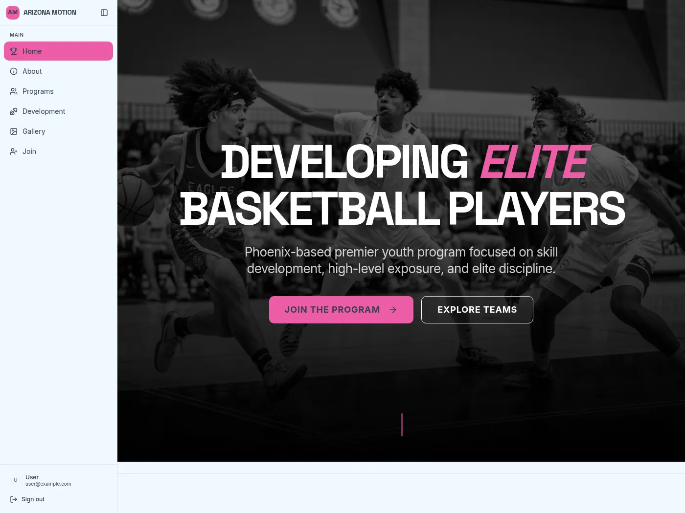 Arizona Motion Elite Site