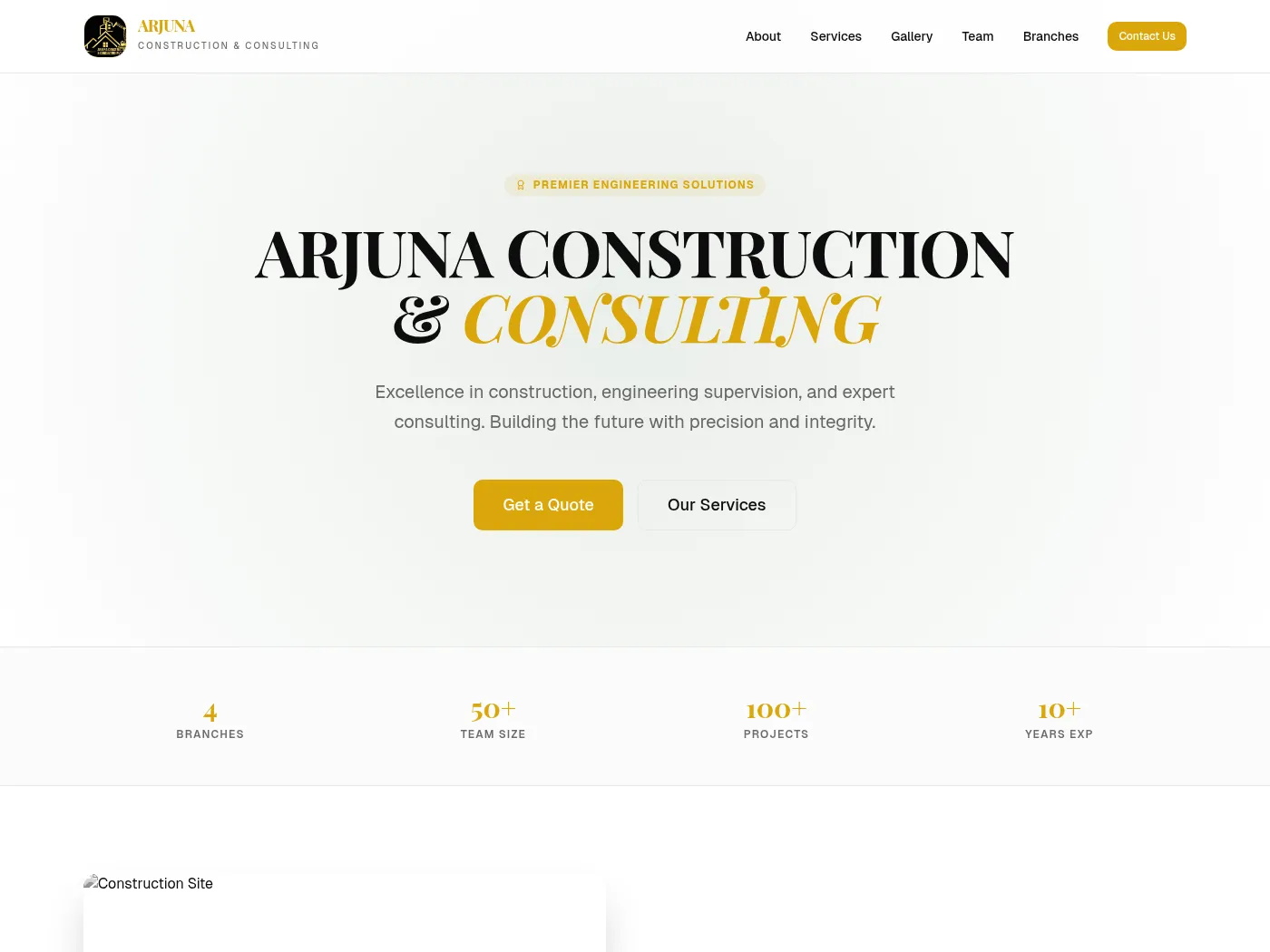 Arjuna Construction Profile