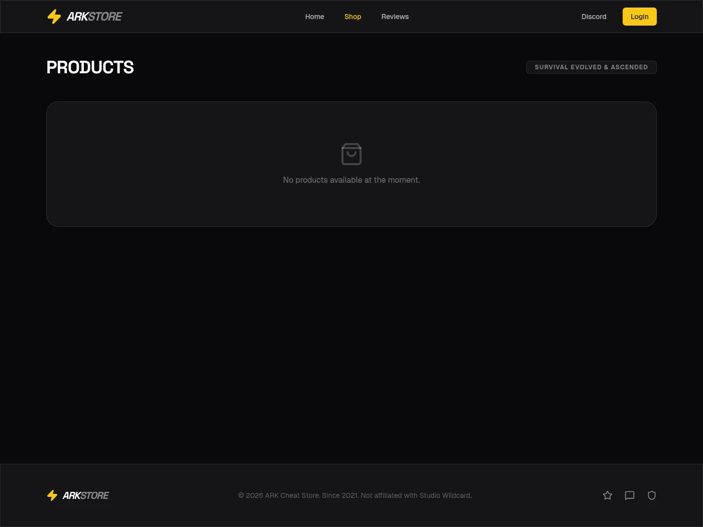 ARK Cheats Storefront