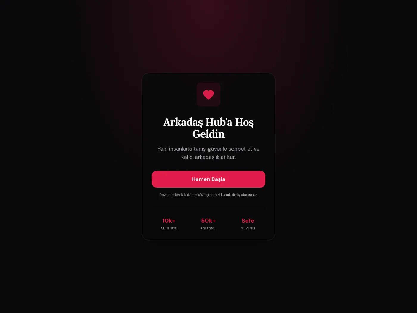 Erkek Arkadaş Chat Hub