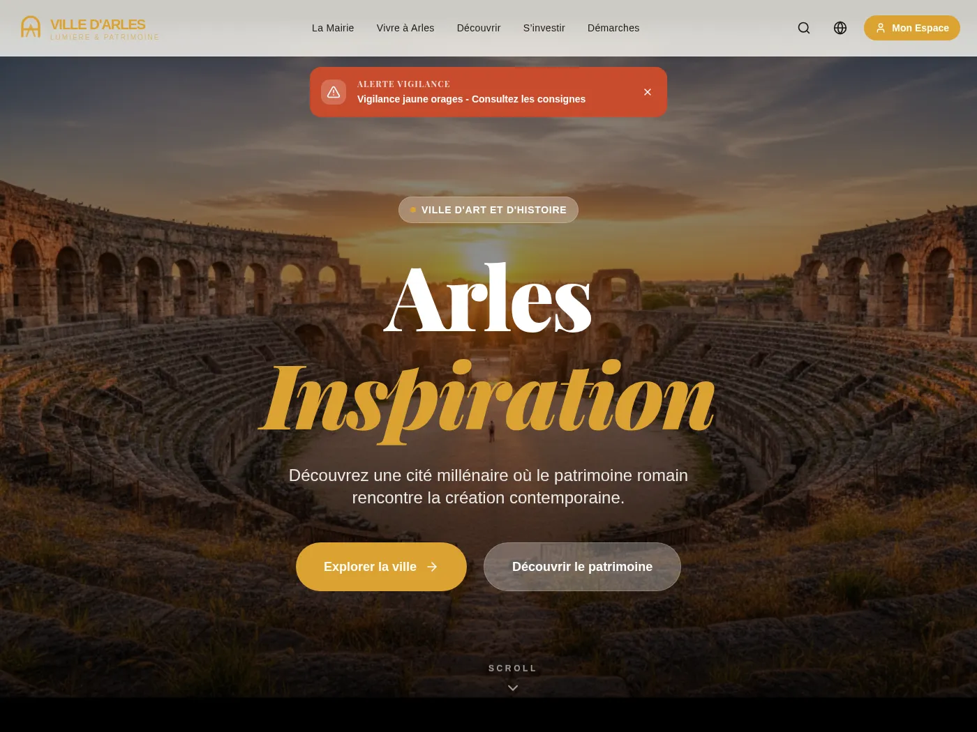 Arles City Rebrand