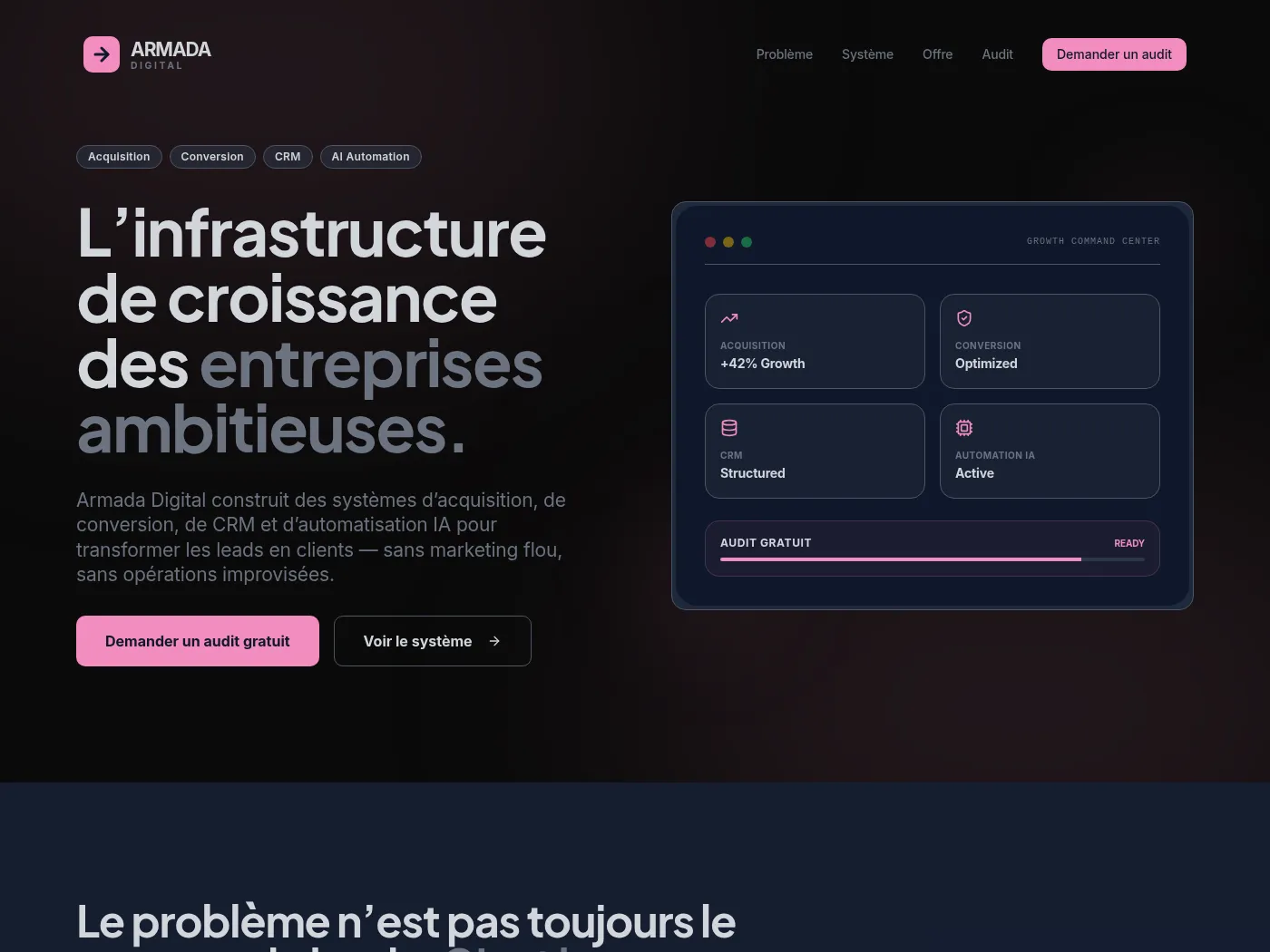 Armada Digital Premium Landing