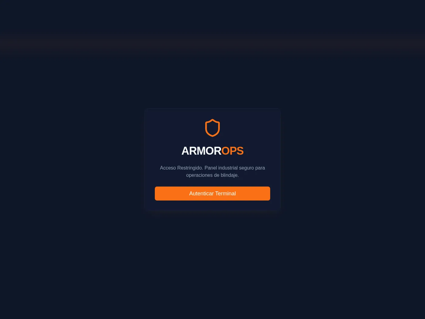 ArmorOps Panel