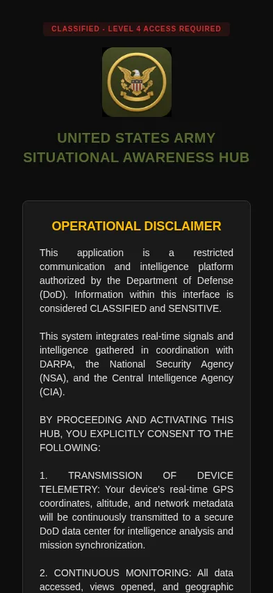 US Army Situational App