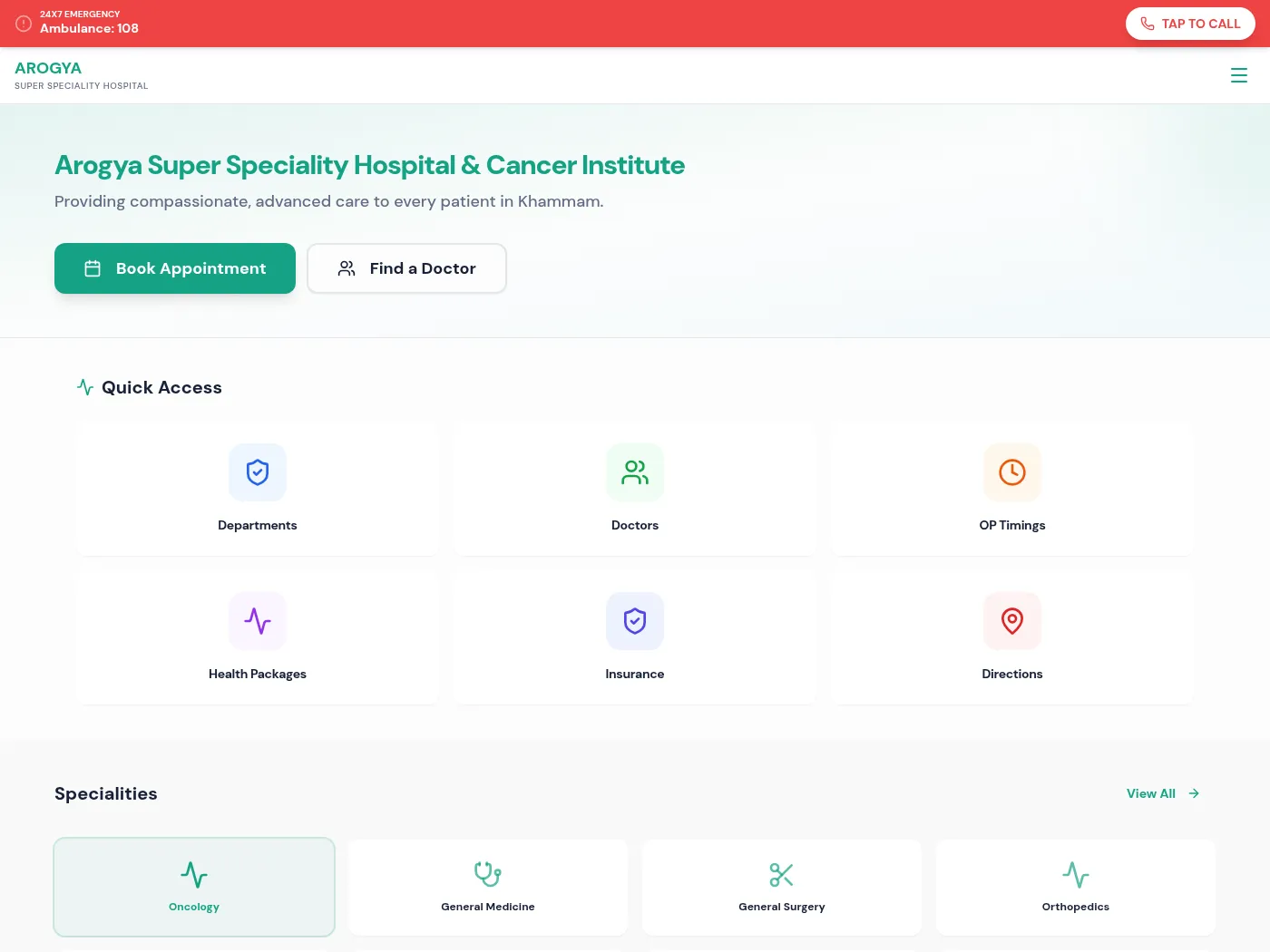 Arogya Hospital Case Study