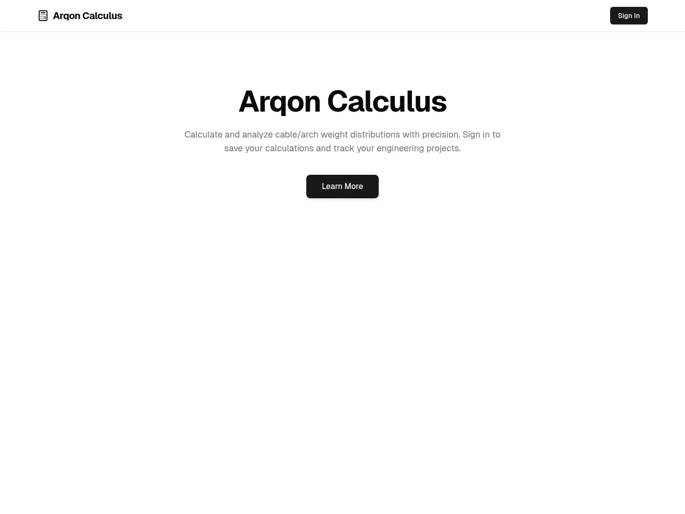 Arqon Calculus