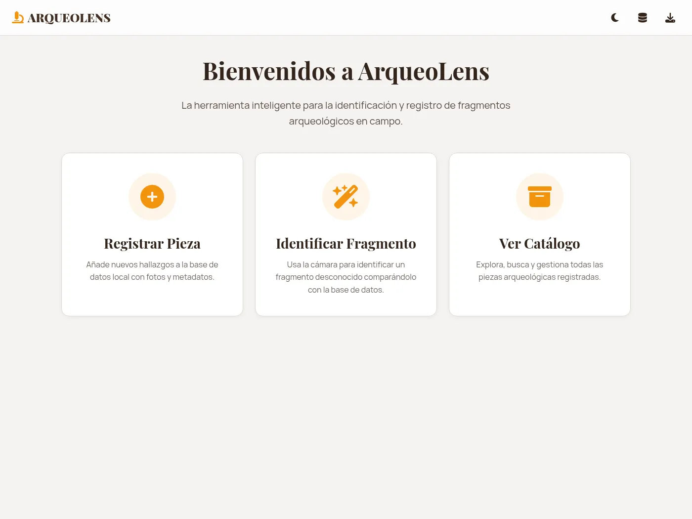 ArqueoLens Web App