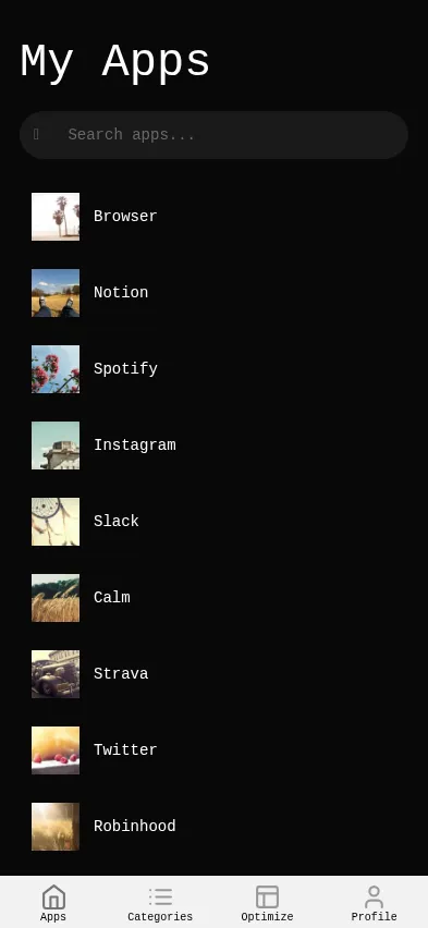 Arrange My App