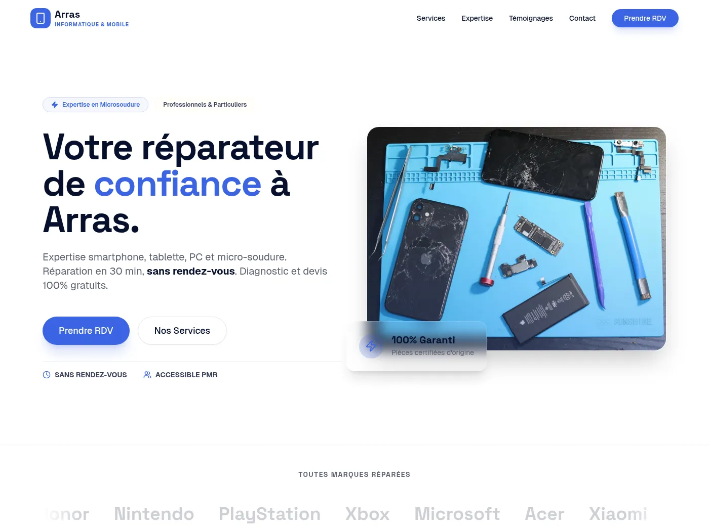 Arras Mobile Repair Site
