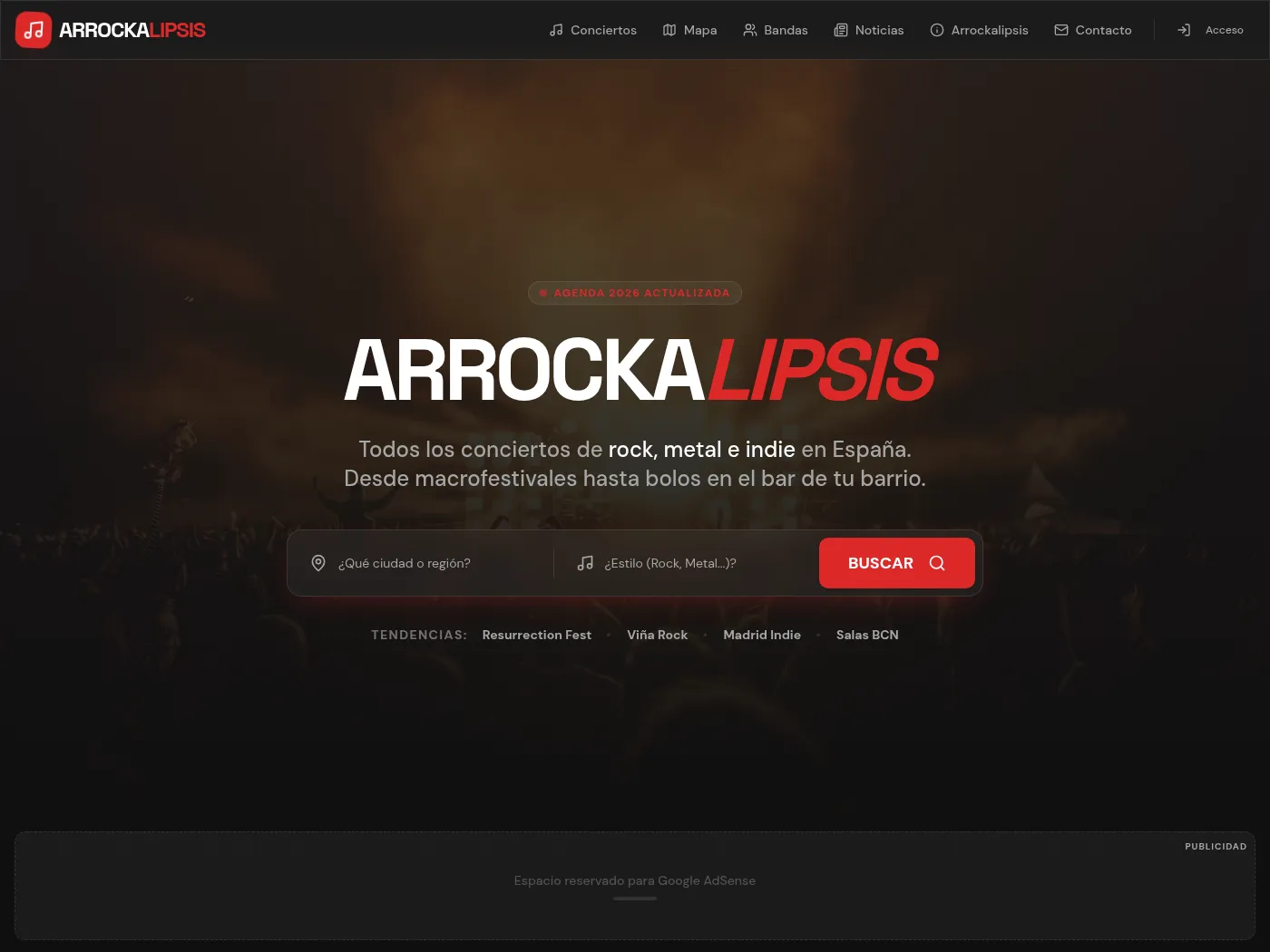 Arrockalipsis Rock Guide
