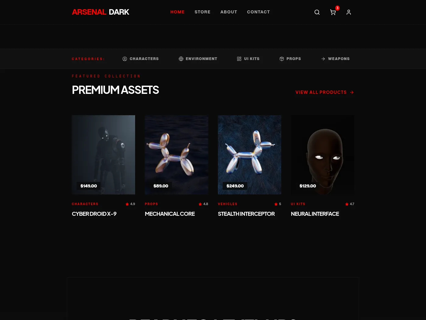 ArsenalDark Portfolio