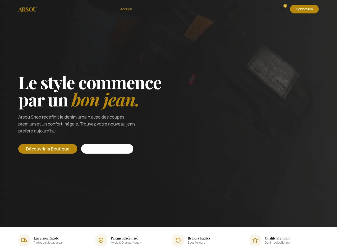 Arsou Shop E-Commerce