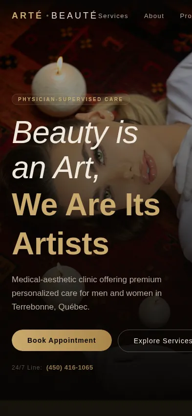 Arte Beauté Redesign