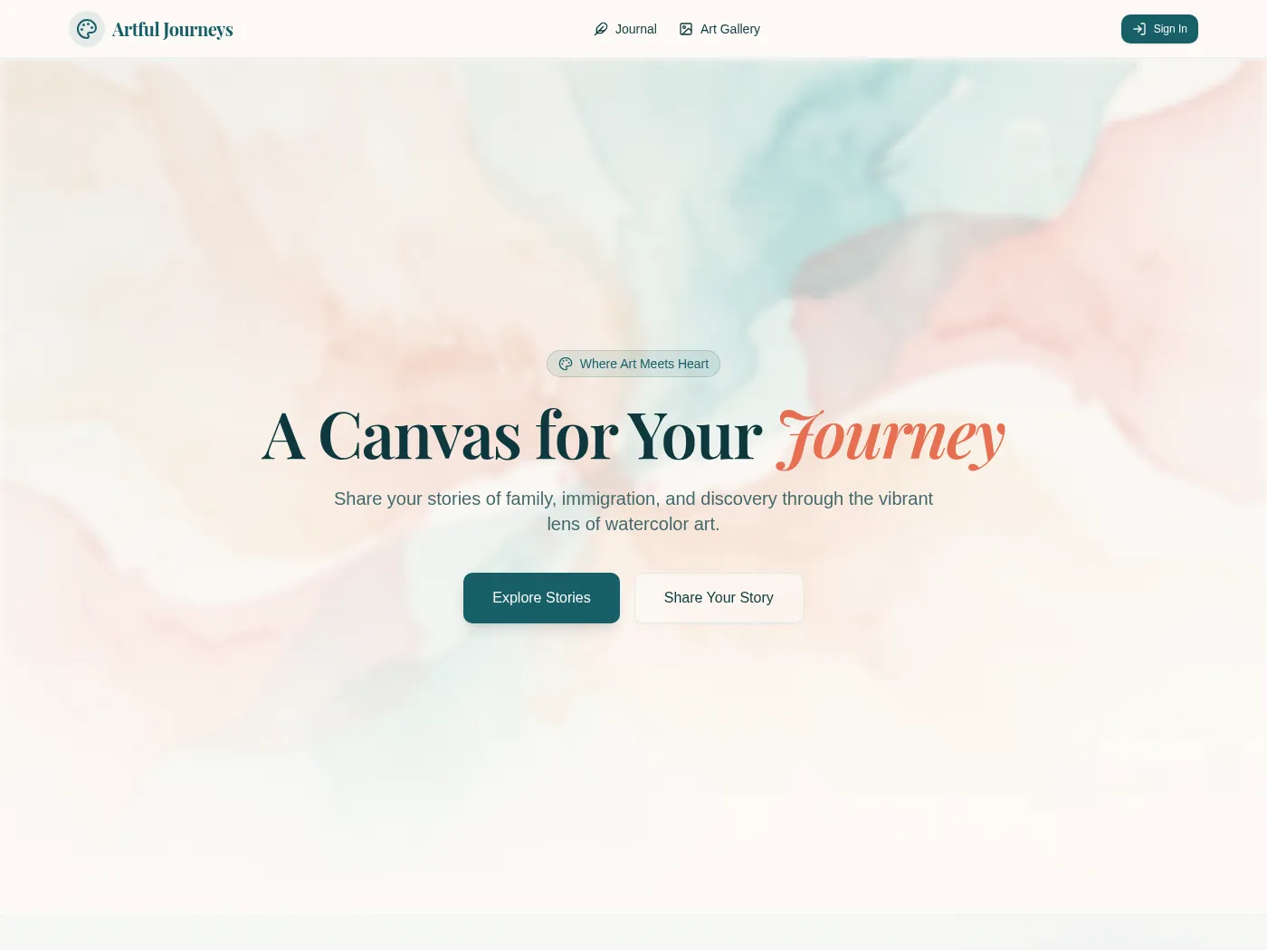 Artful Journeys Journal