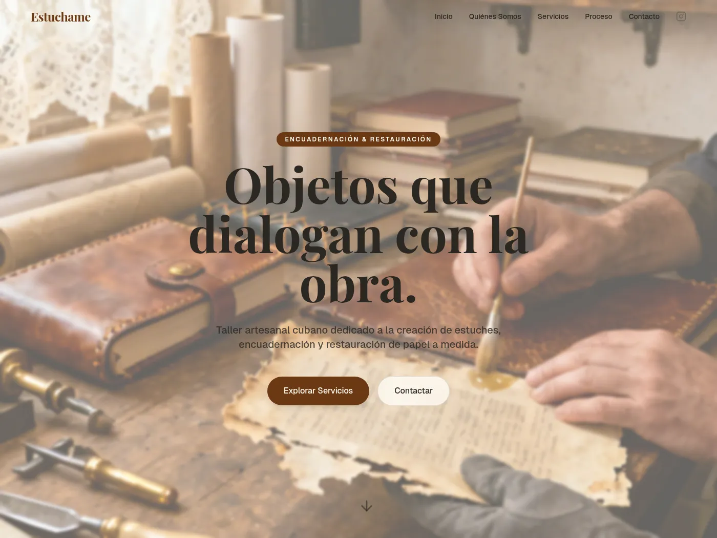 Estuchame Artisanal Binding