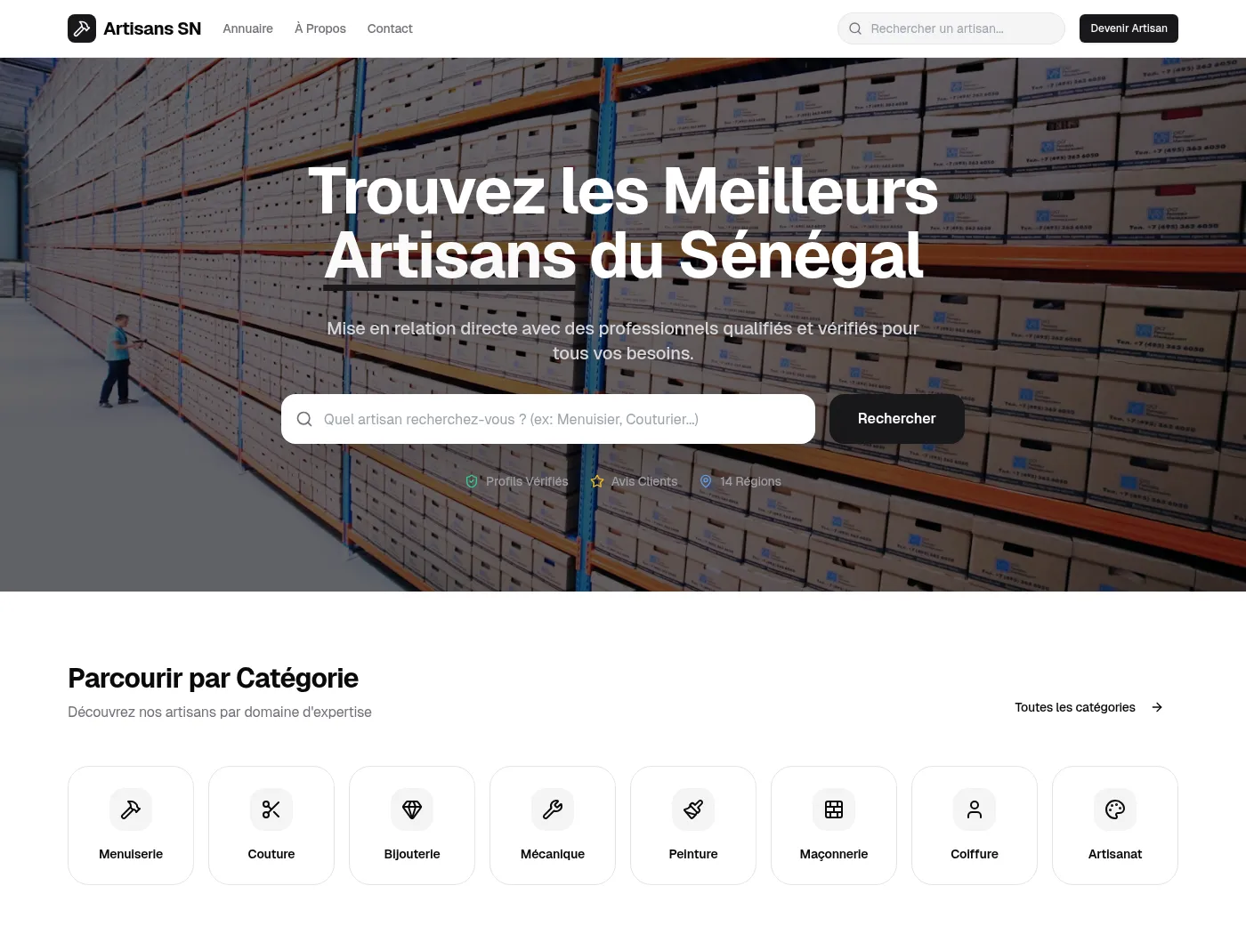 Artisans Sénégal Annuaire
