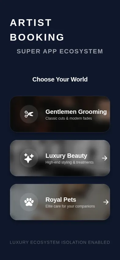 Artist Booking Super App