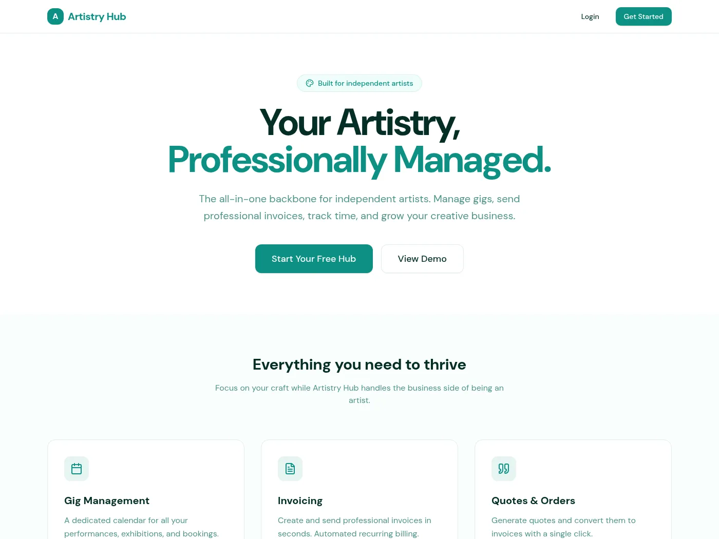 Artistry Hub