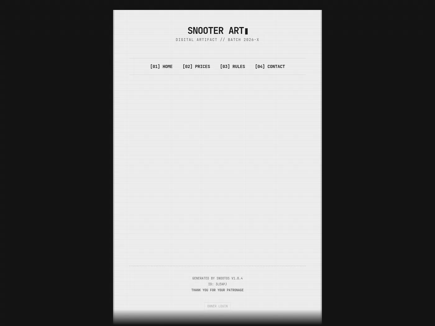 Artistry Portfolio Page