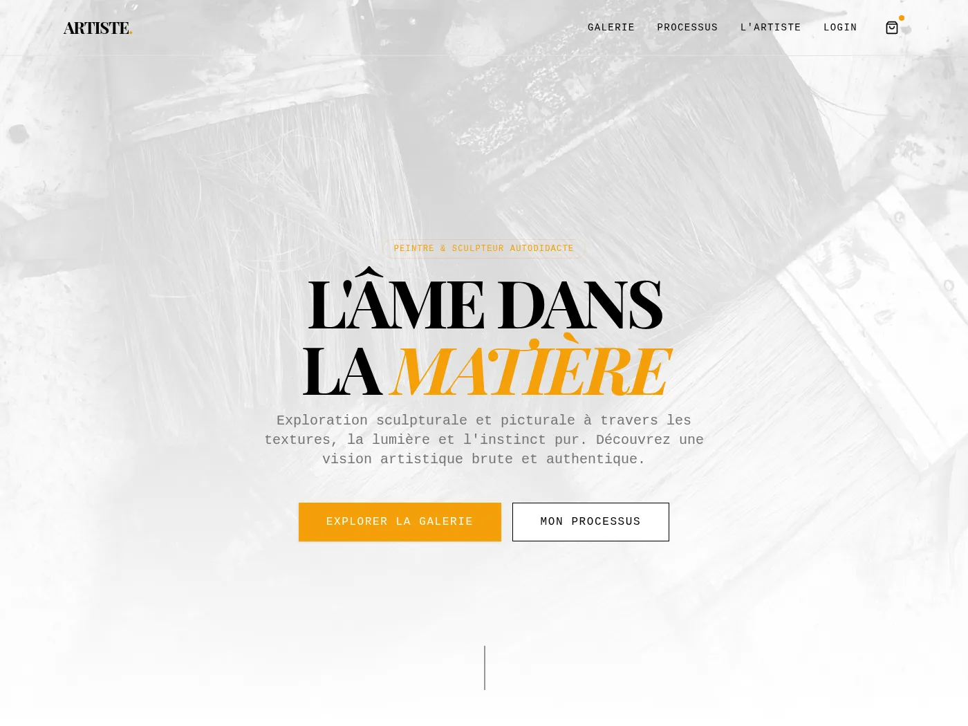 Artiste Portfolio Shop