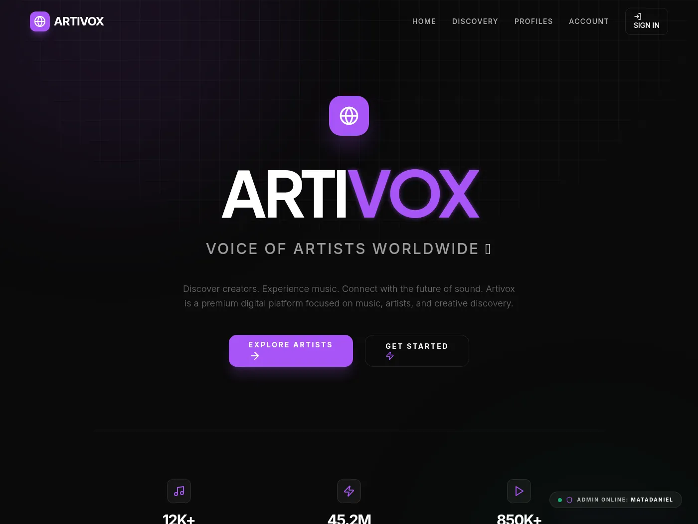 Artivox Neo Platform