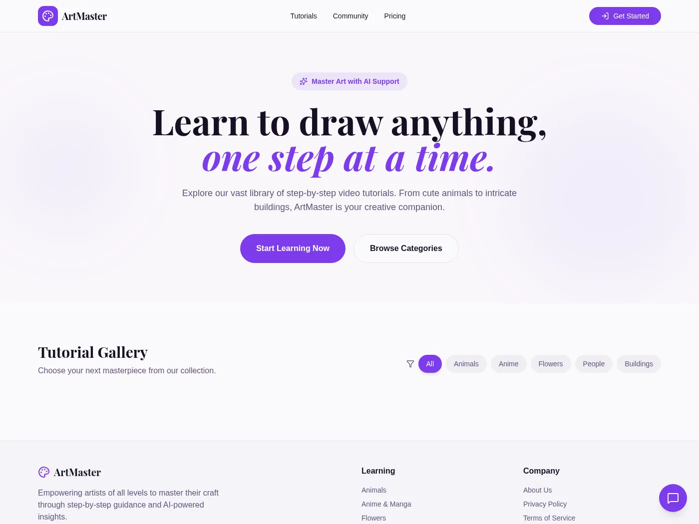 ArtMaster Learning Hub