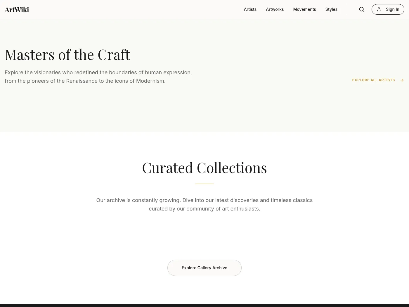 ArtWiki Clone