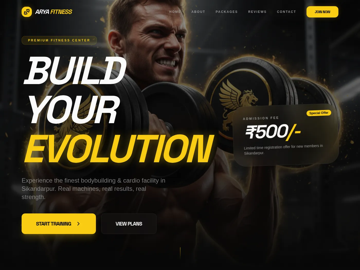 Arya Fitness Site