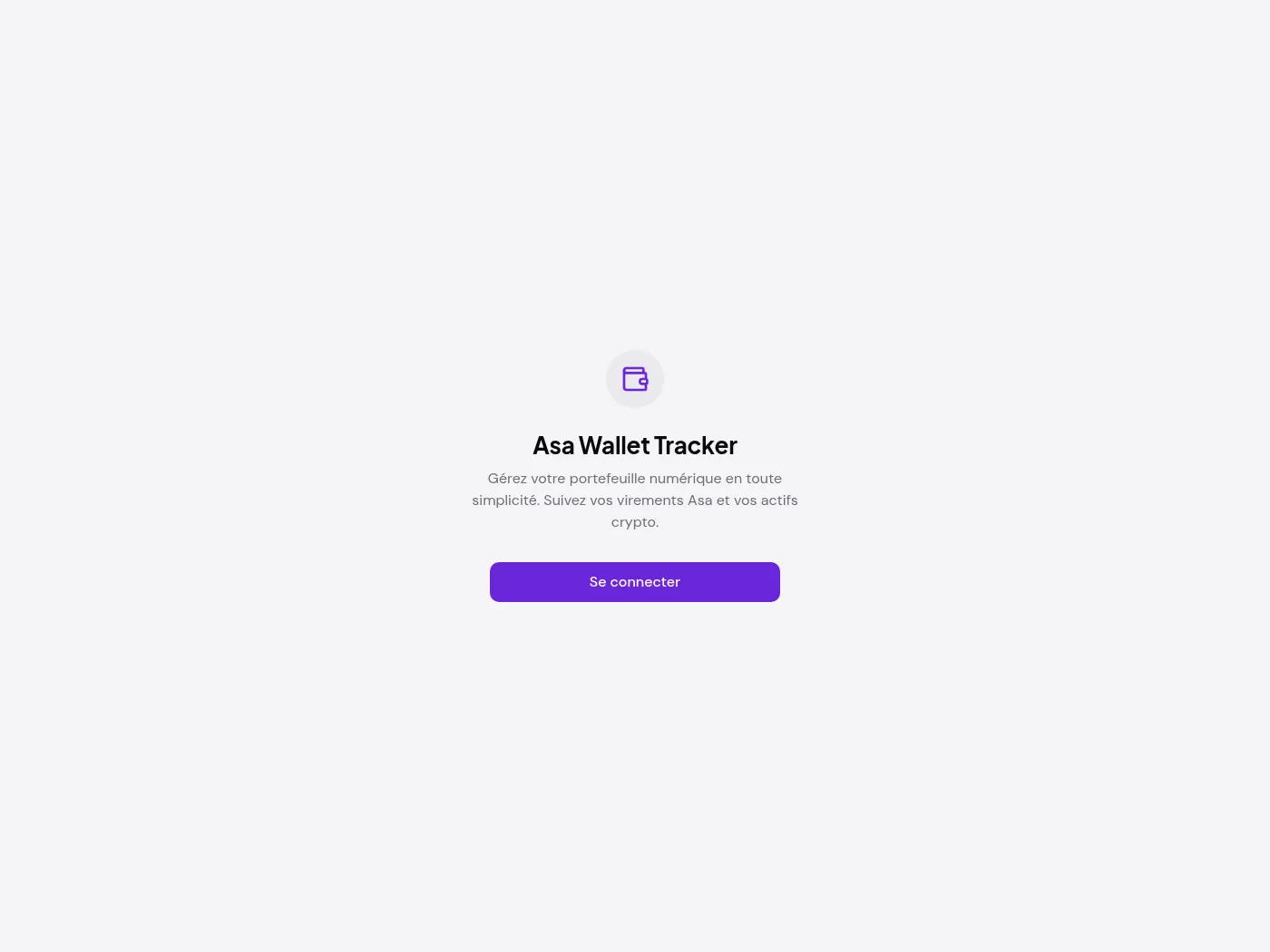Asa Wallet Tracker
