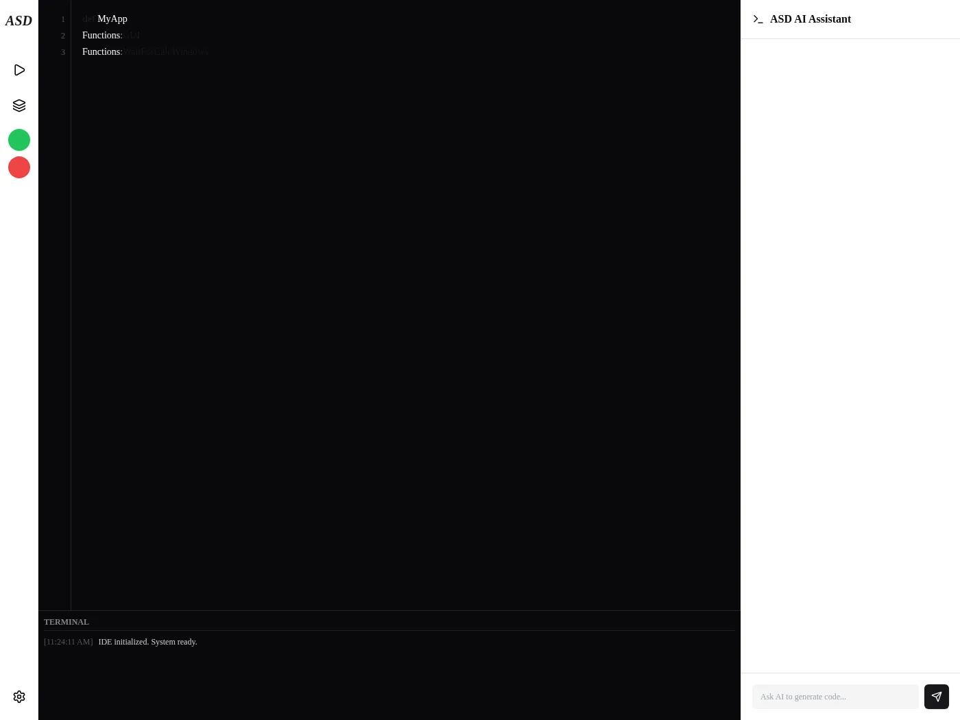 ASD AI Code Generator