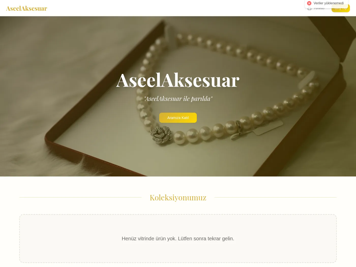 AseelAksesuar Shop Portal