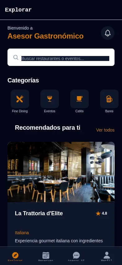 Asesor Gastronómico