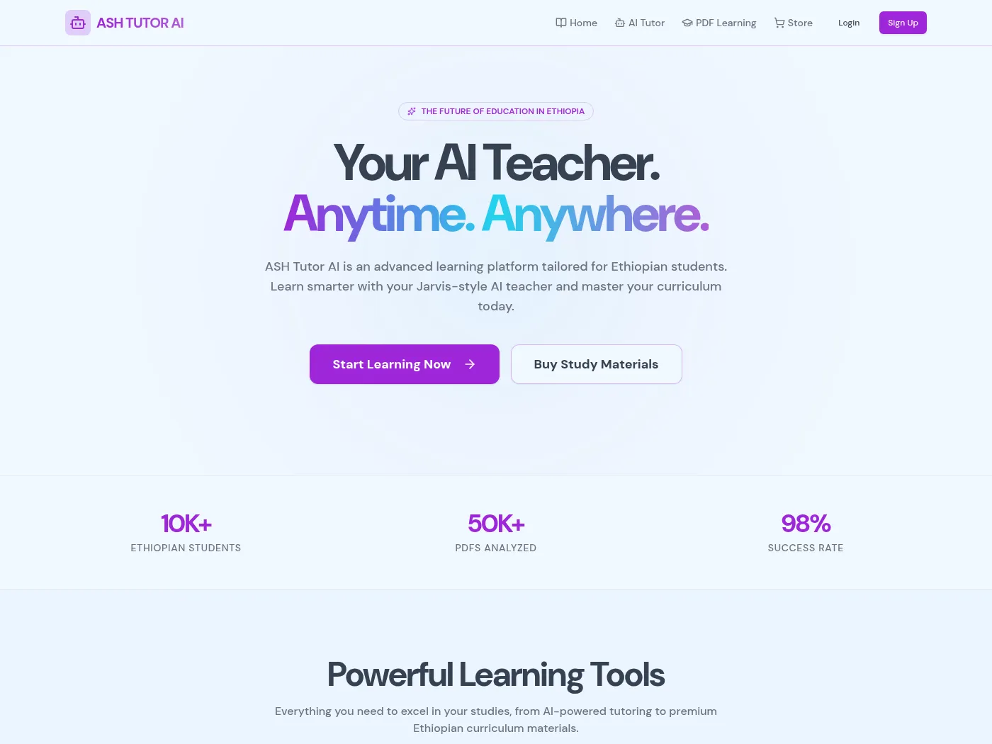 ASH Tutor AI
