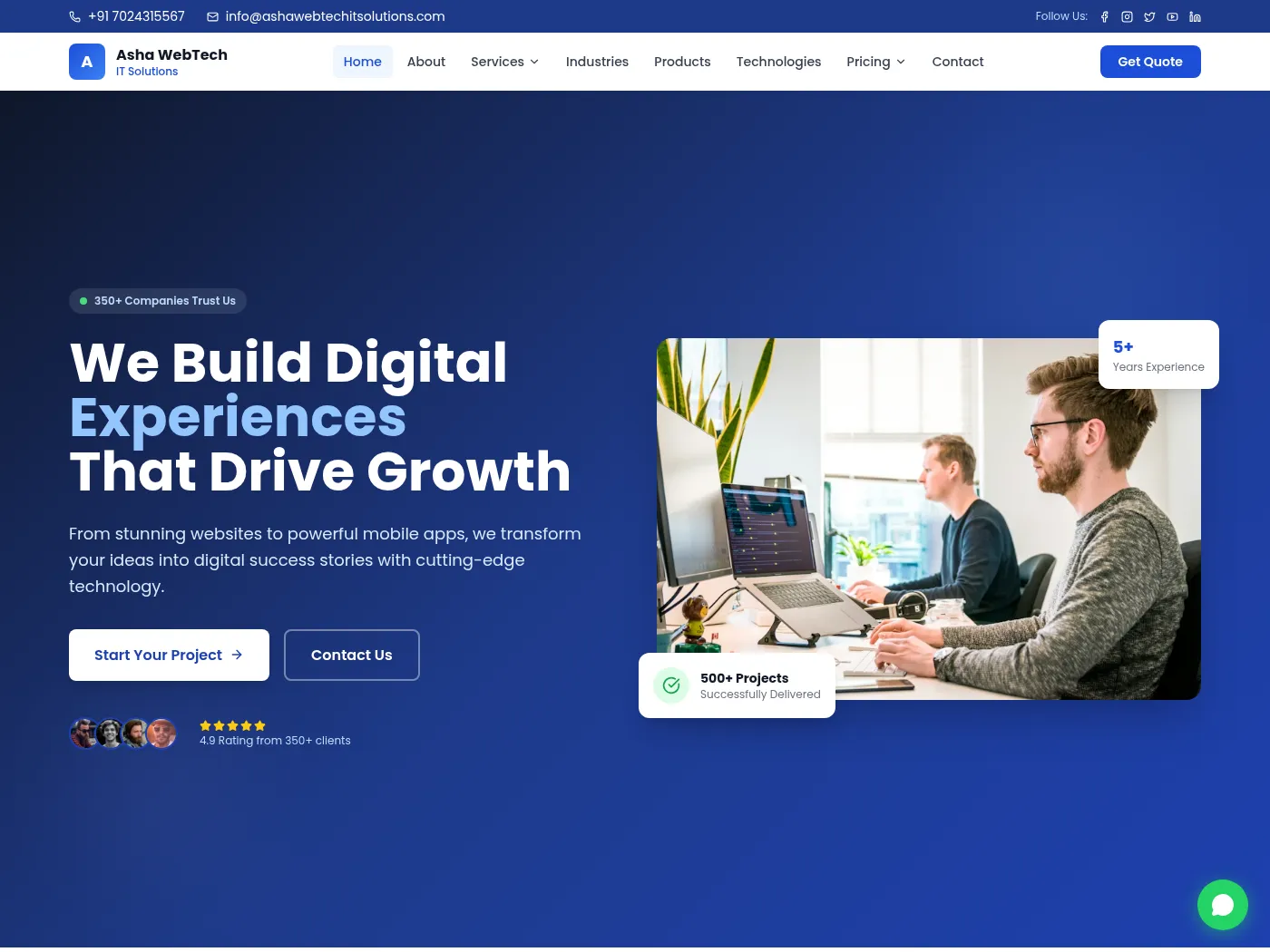 AshaWebTech Clone