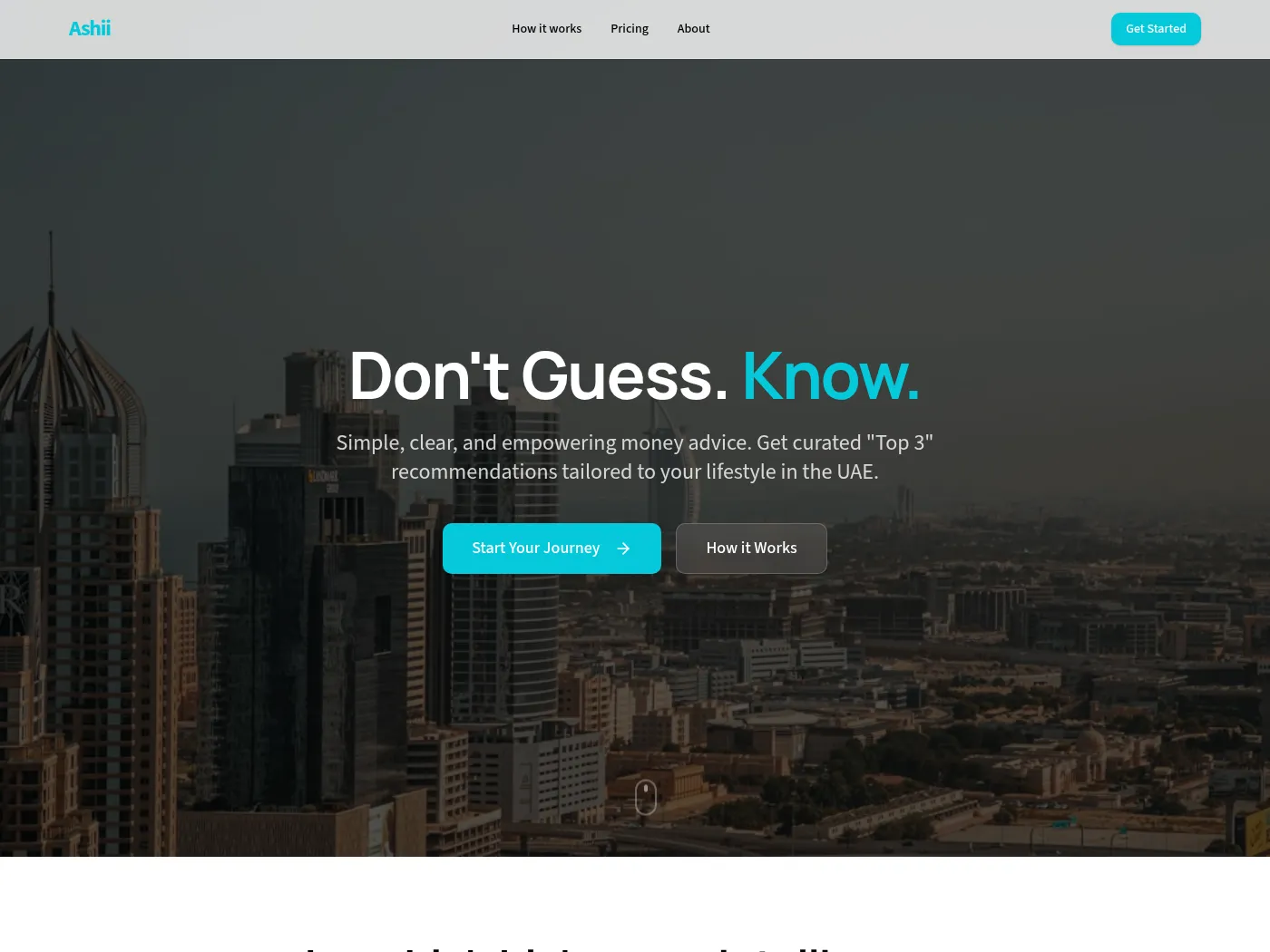 Ashii Financial Guide