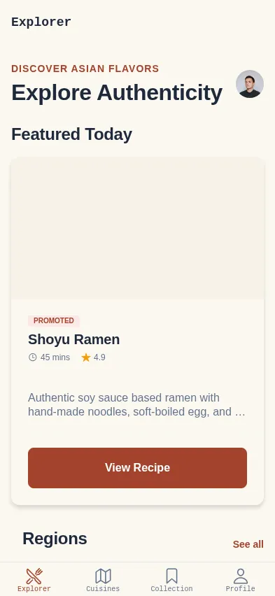 Asian Recipe Explorer