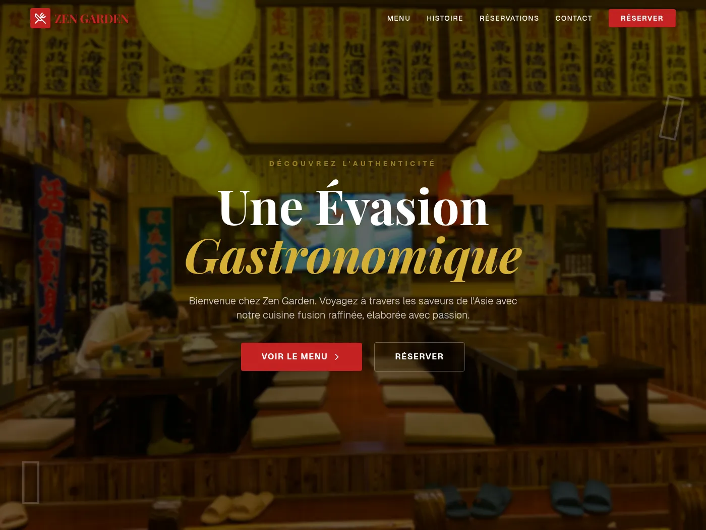Asian Bistro Website
