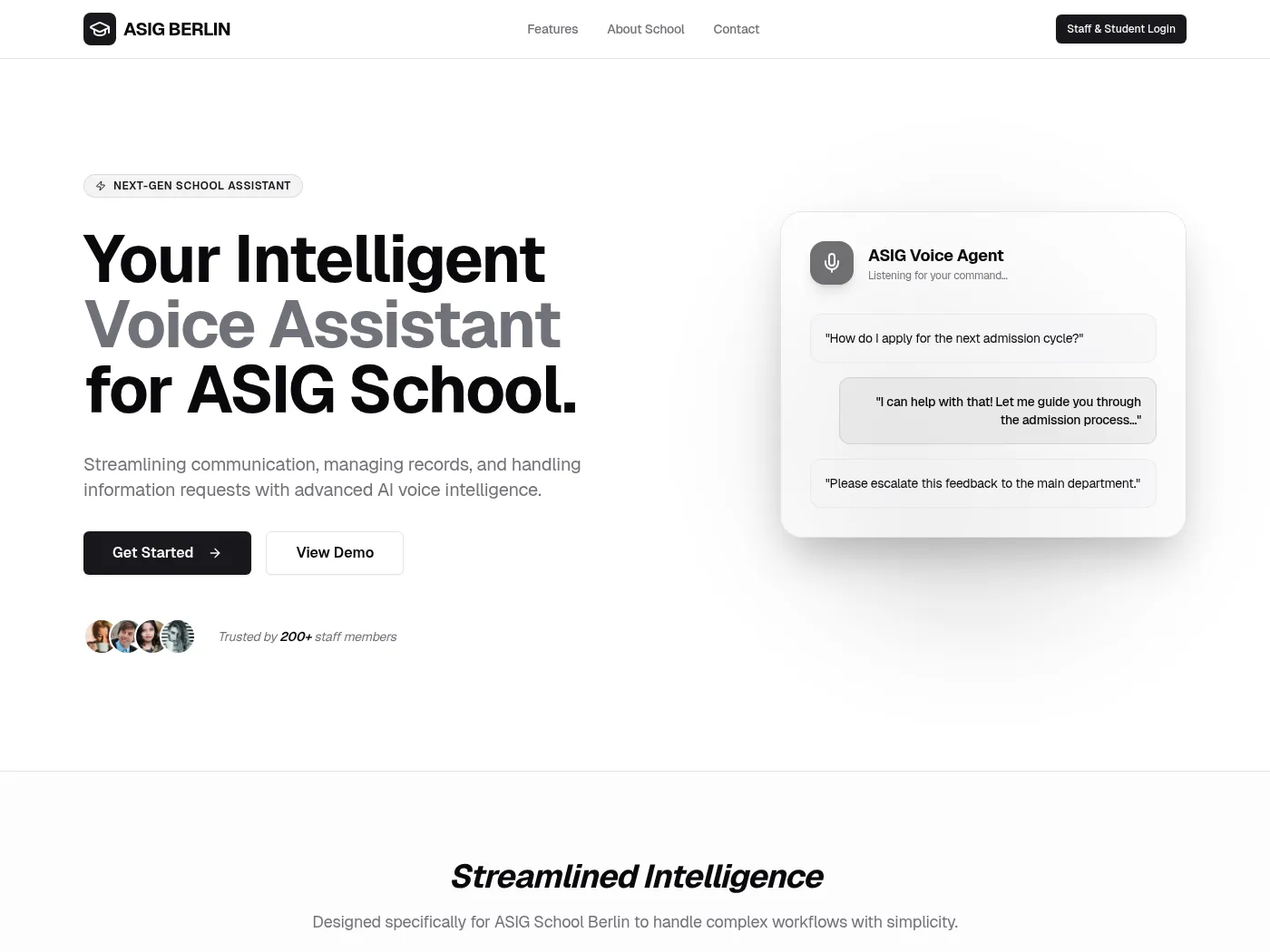ASIG AI Voice Agent
