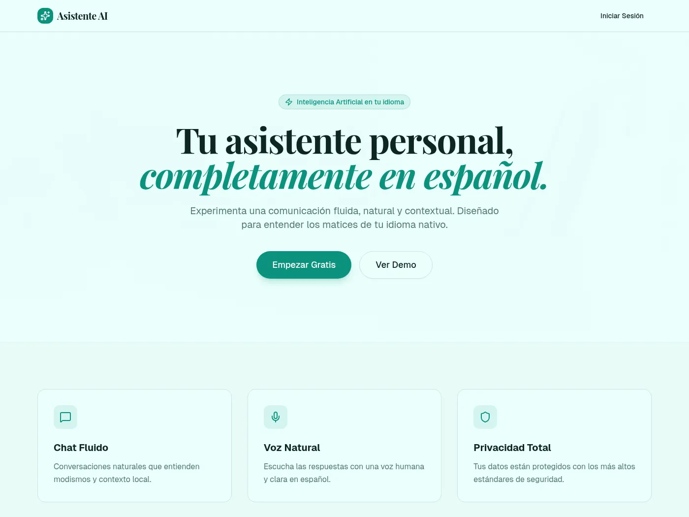 Asistente Español AI