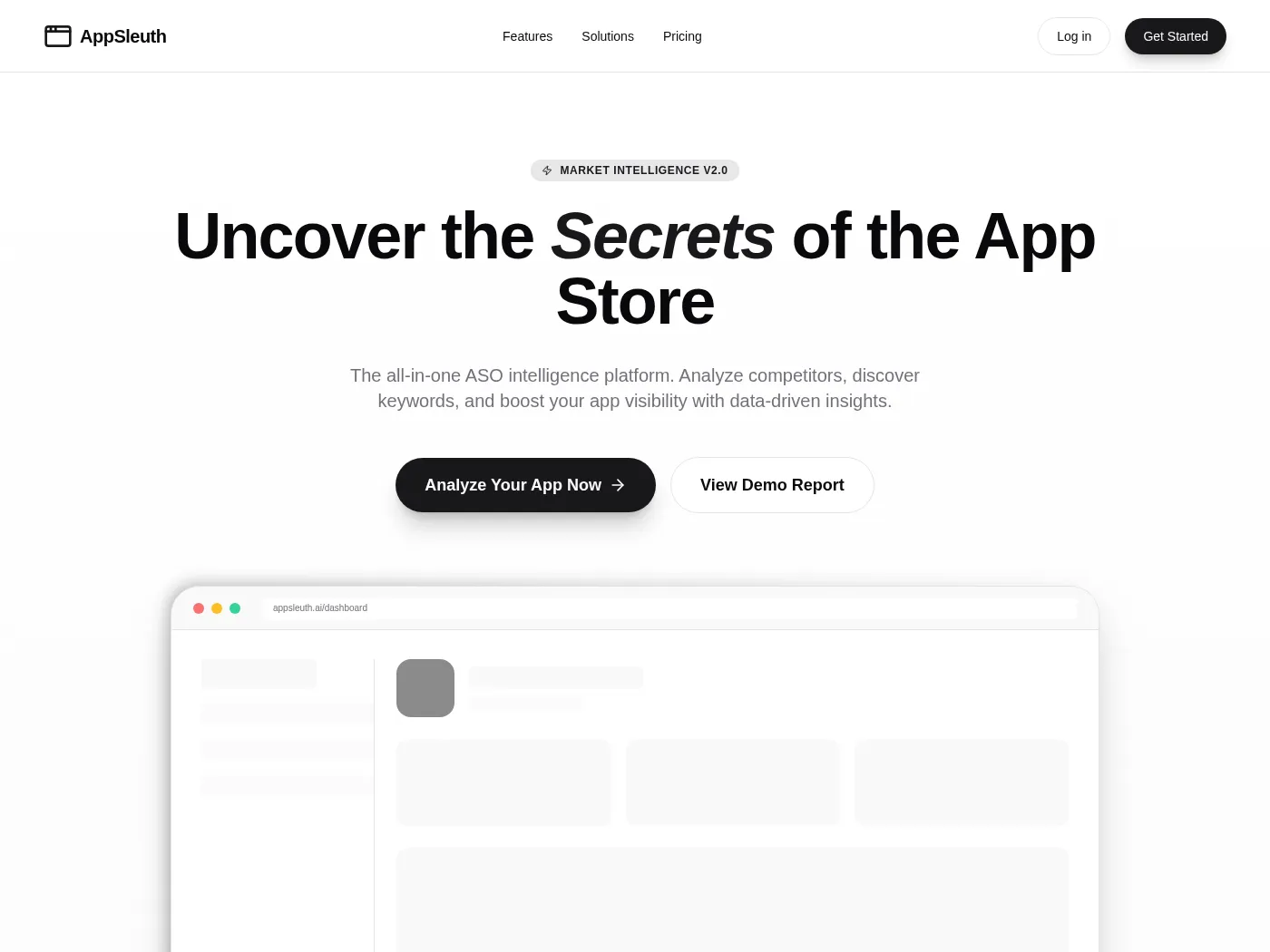 AppSleuth Intelligence